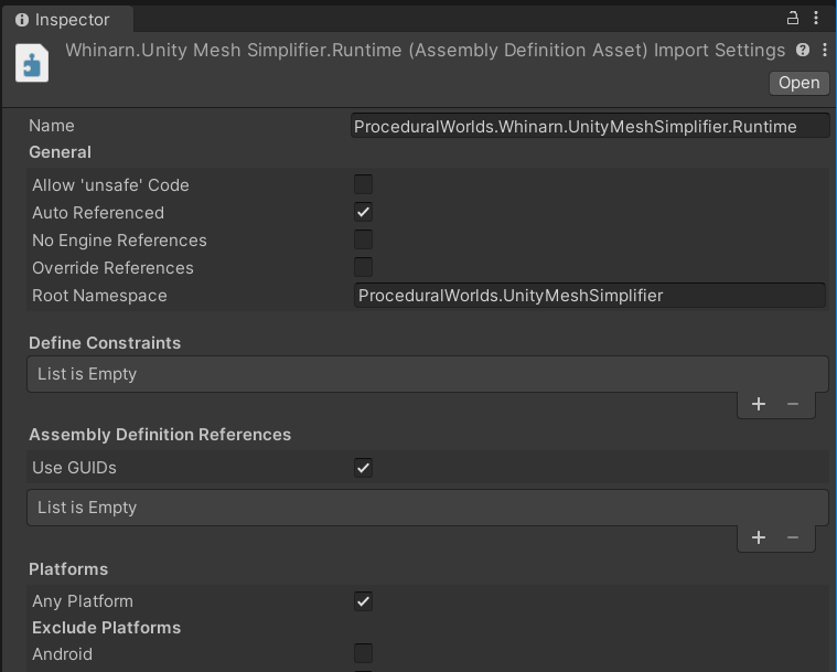 Conflict issue between "Poly Few" Assets - GTS - Glyph Terrain Shader - Canopy - Procedural Worlds